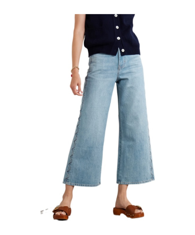 VERONICA BEARD Veronica Beard Taylor Wide-Leg Jeans